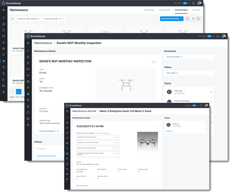 Getting Started with Maintenance Features – DroneSense Support