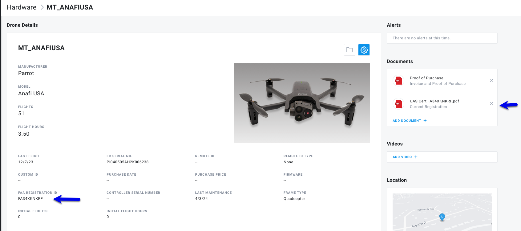 FAA Registration – DroneSense Support