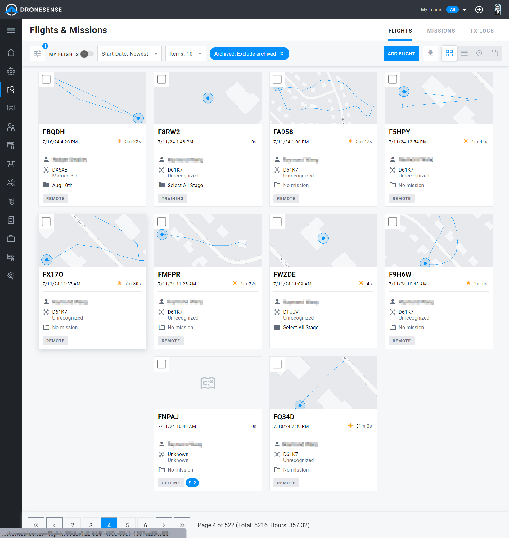Flights – DroneSense Support