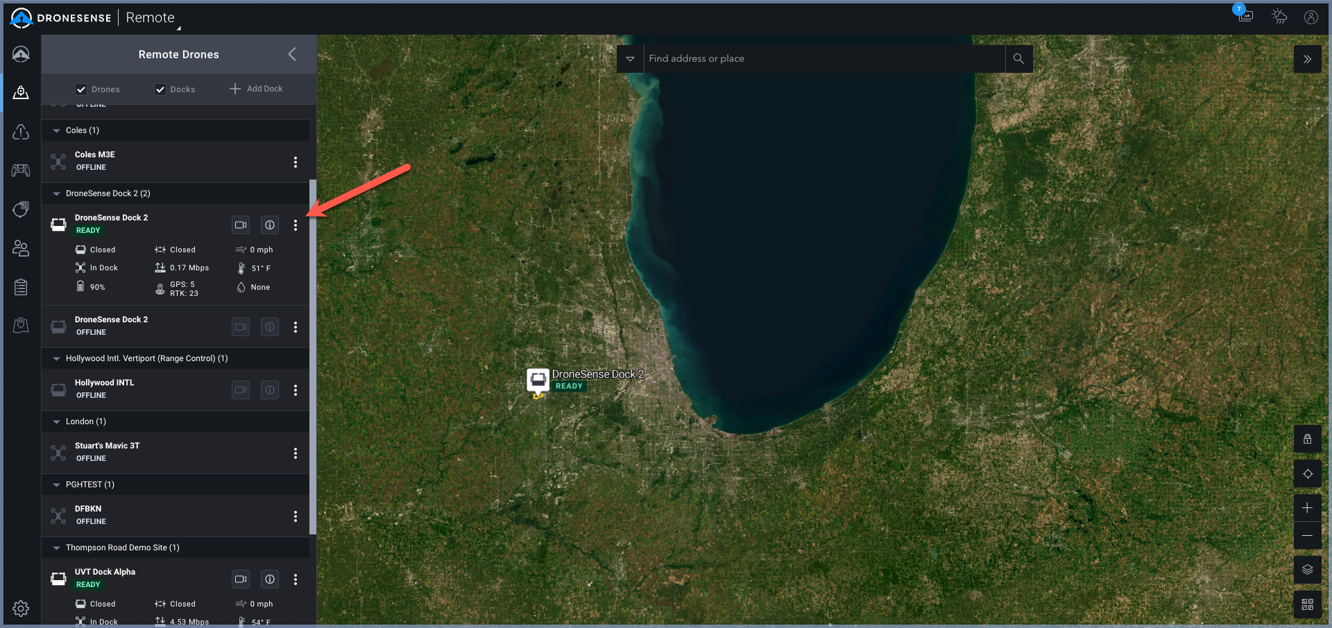Remote Dock Settings – DroneSense Support