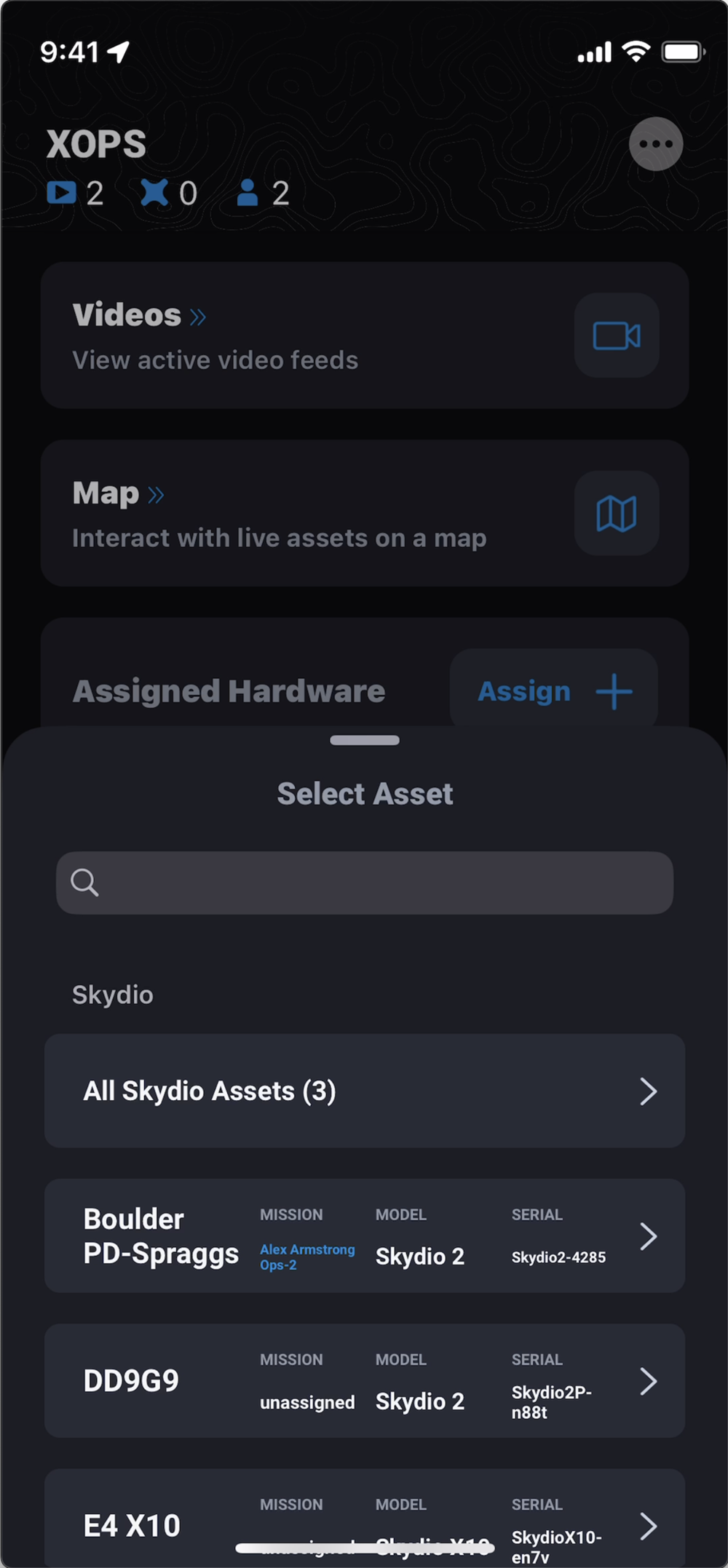 OpsHub Mobile App – DroneSense Support