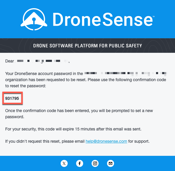 Login Issues and Resetting Your Password – DroneSense Support